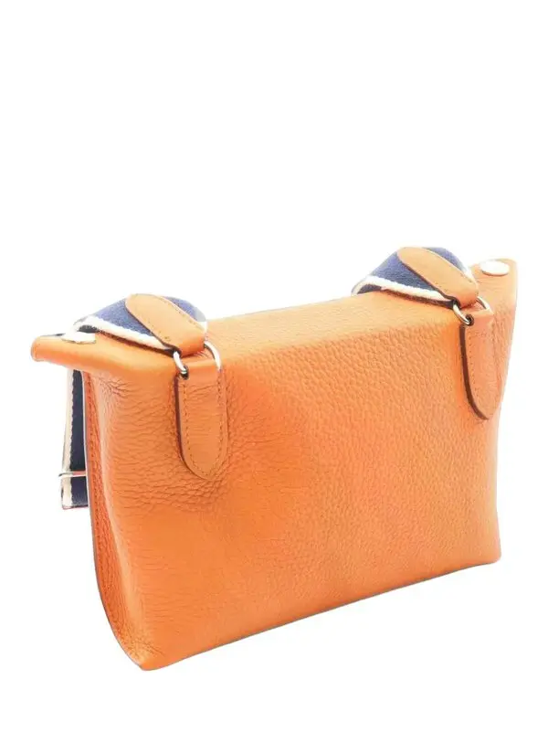 Hermès 2023 Togo Vid Shoulder Bag - Orange