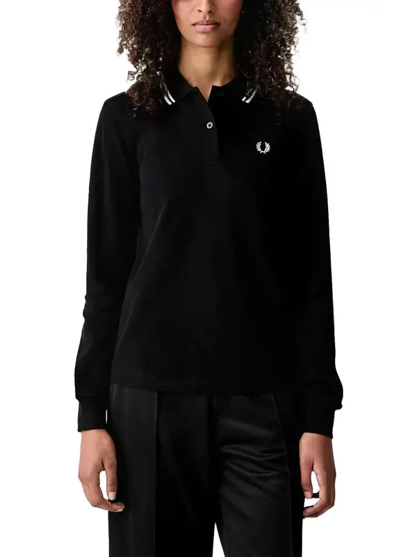 Fred Perry Long-sleeve Polo Shirt - Black
