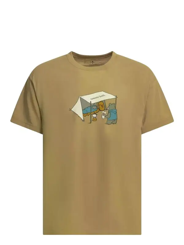 MONTBELL Wickron Camping Bear T-shirt - Neutrals