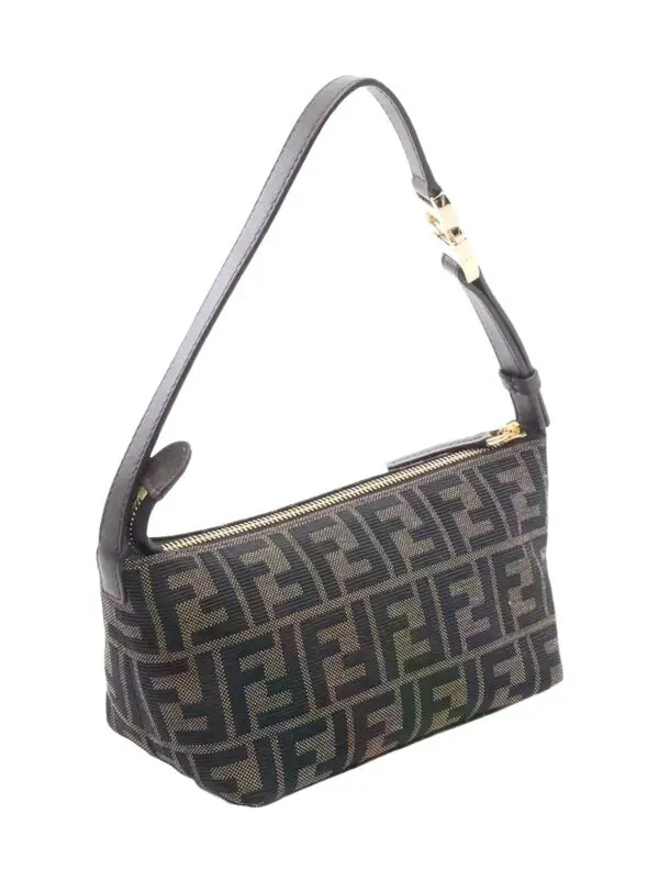 Fendi 2020s Small Zucca Shoulder Bag - Brown
