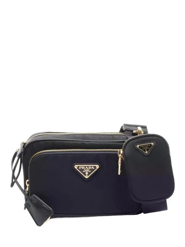 Prada 2020s Re-nylon Shoulder Bag - Black