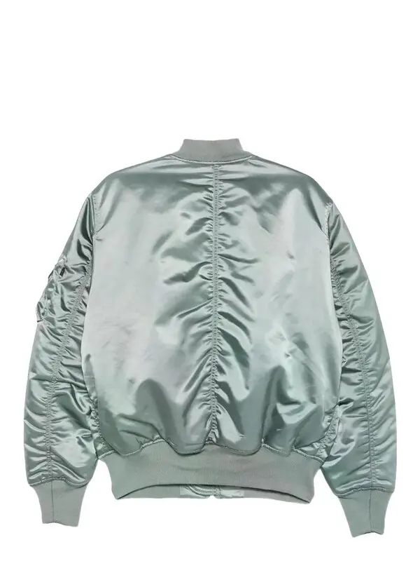 Alpha Industries Satin-finish Bomber Jacket - Blue