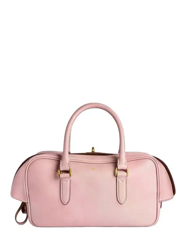 Balenciaga Le 7 Bowling Turn-lock Small Tote Bag - Pink