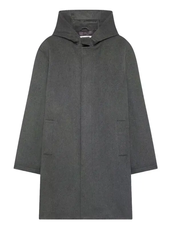LARDINI Padded Hooded Coat - Grey