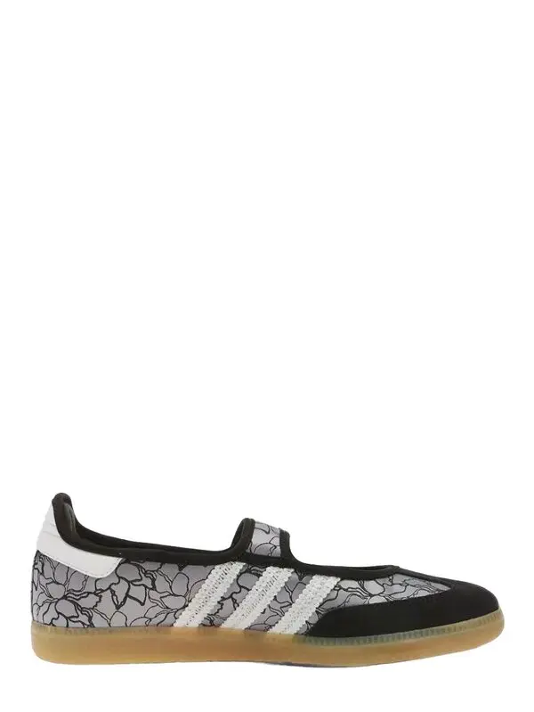 Adidas Samba Jane Floral-lace Ballet Flats - Grey