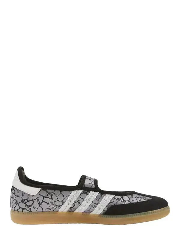 Adidas Samba Jane Floral-lace Ballet Flats - Grey