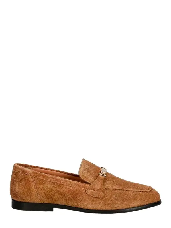 Gant Suede Logo-plaque Loafers - Brown