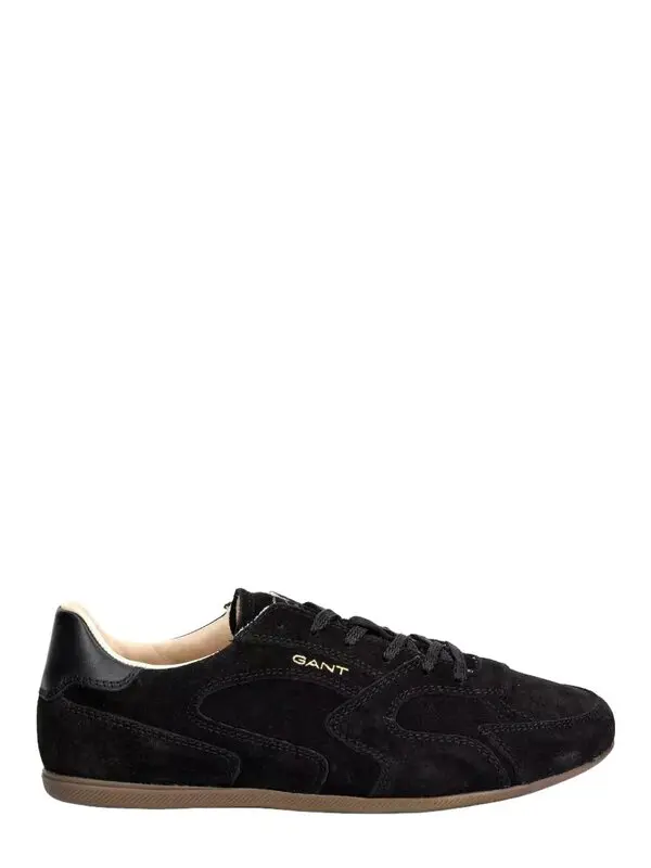 Gant Suede Panelled Sneakers - Black