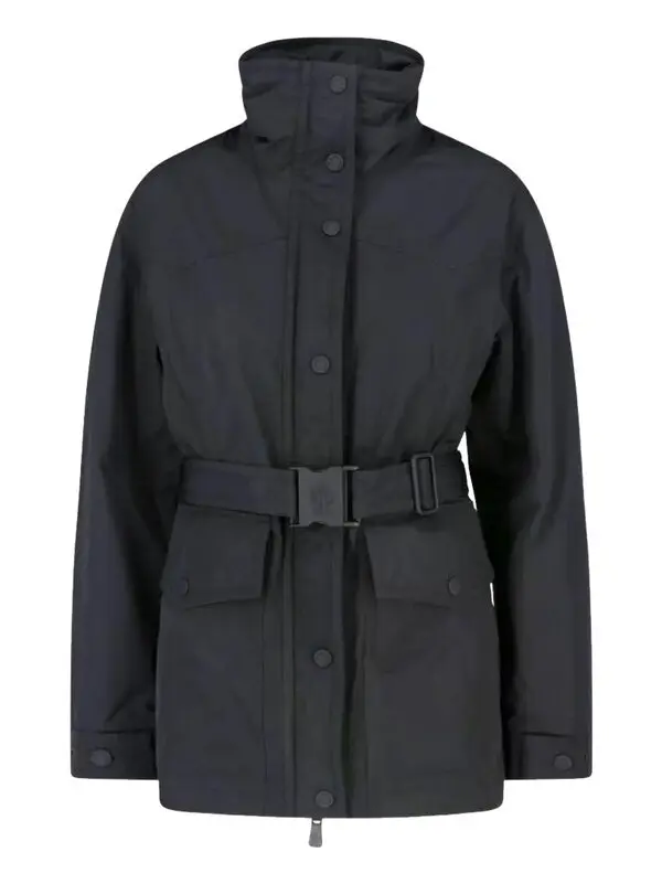 Moncler Après-ski Belted Jacket - Black