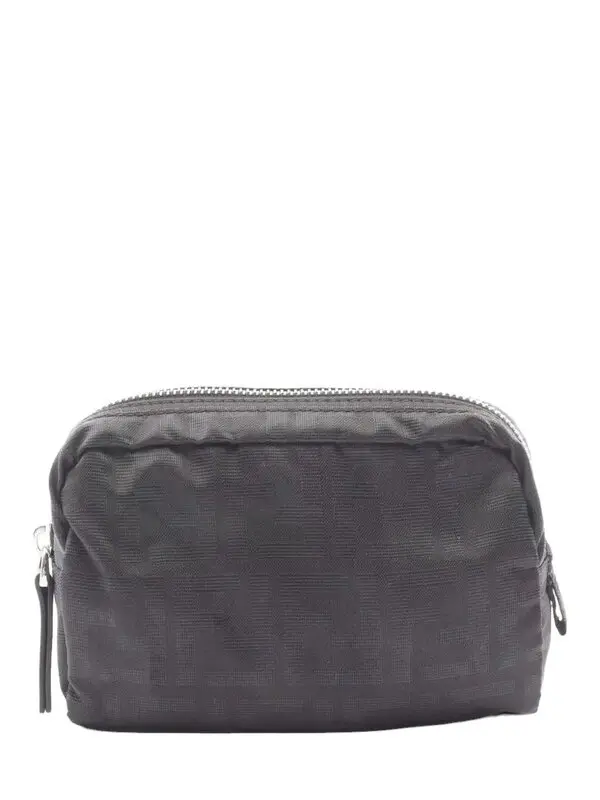 Fendi 2020s Zucca Pouch - Black