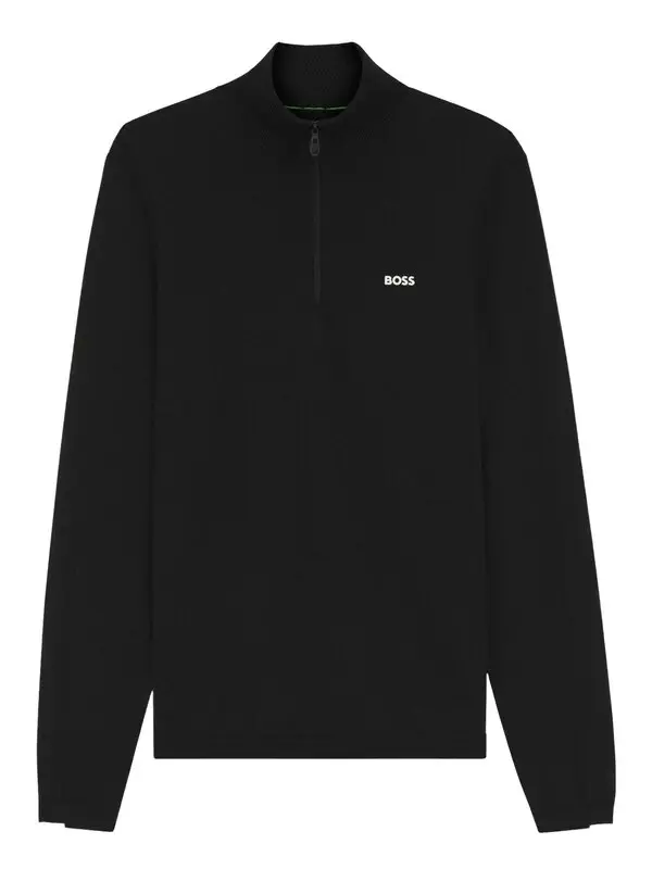 Hugo Boss Warm Turtleneck Sweater - Black