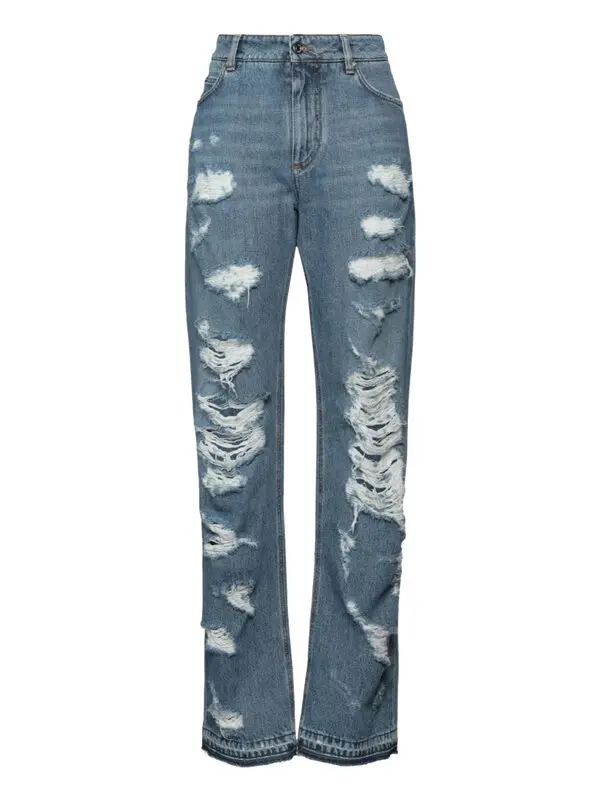 Dolce & Gabbana Straight-leg Jeans - Blue