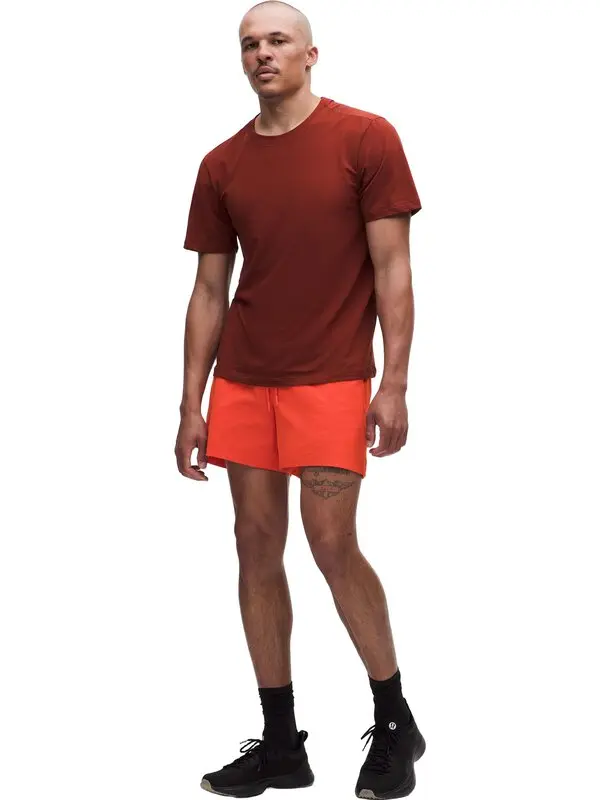Lululemon Zeroed In Linerless Short 5 - Cherry Ember