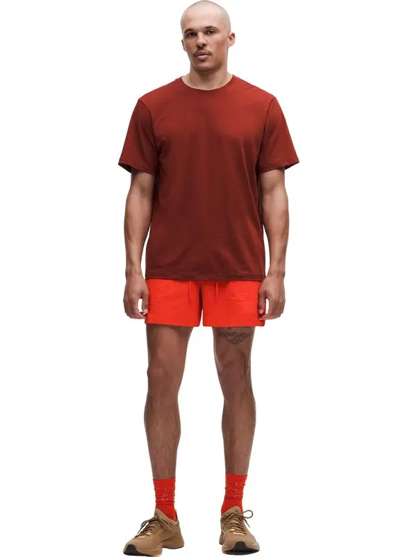 Lululemon License To Train Linerless Short 5 - Cherry Ember