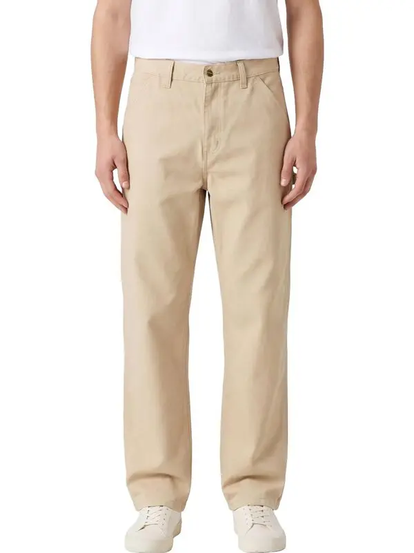 Carhartt Work In Progress Single Knee Straight-leg Cotton Carpenter Trousers - Brown