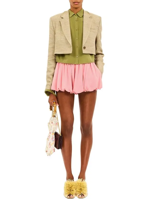 Ulla Johnson Ondine Cropped Blazer - Desert