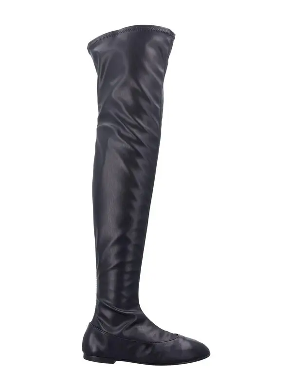 Gimaguas Over-the-knee Flat Boots - Nero