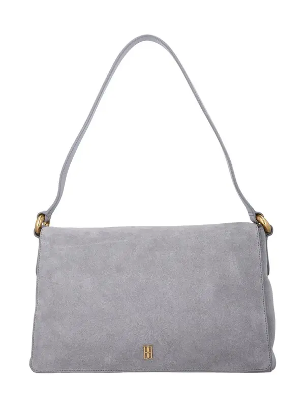 BY MALENE BIRGER Suede Shoulder Bag - Grigio