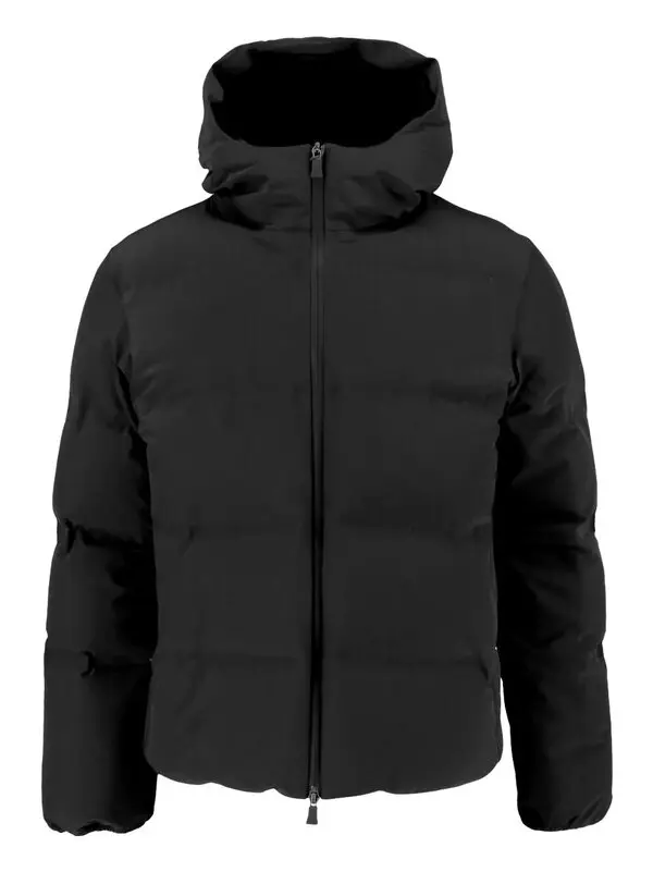 Herno Lightweight Down-fill Jacket With Stretch Technical Outer - Black