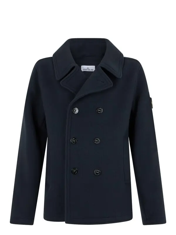 Stone Island Wool Jacket - Blue