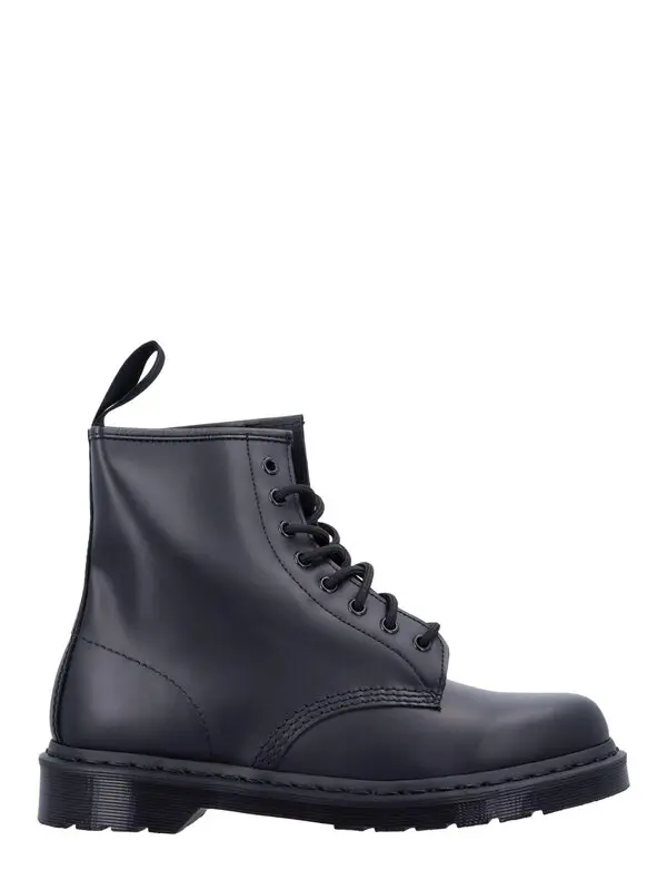 Dr. Martens 1460 8-eye Mono Smooth Leather Mini Boots - Nero
