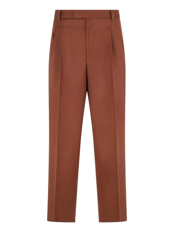 BOSS Pleated Trousers - Camel
