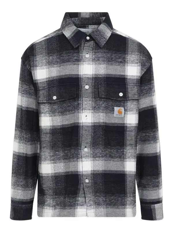 Carhartt Work In Progress Long Sleeve Esterson Shirt - Blue