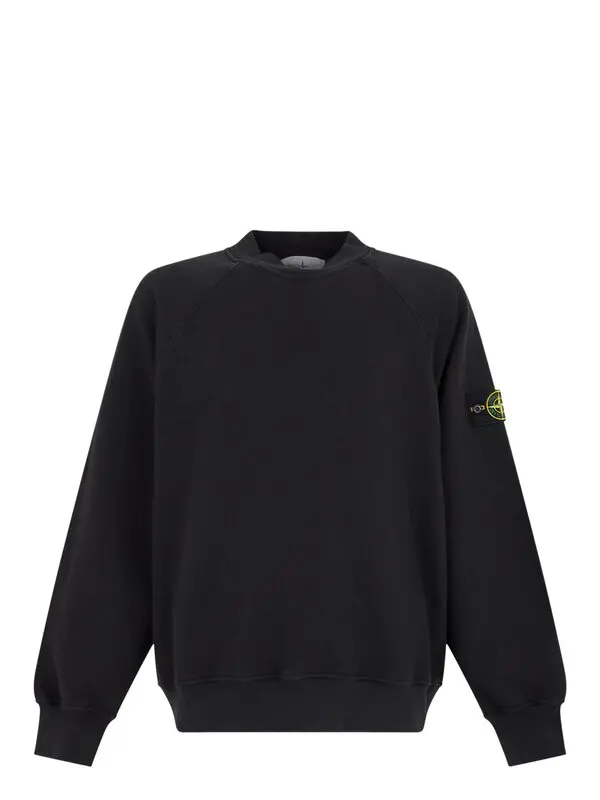 Stone Island Crew Neck Sweater - Black