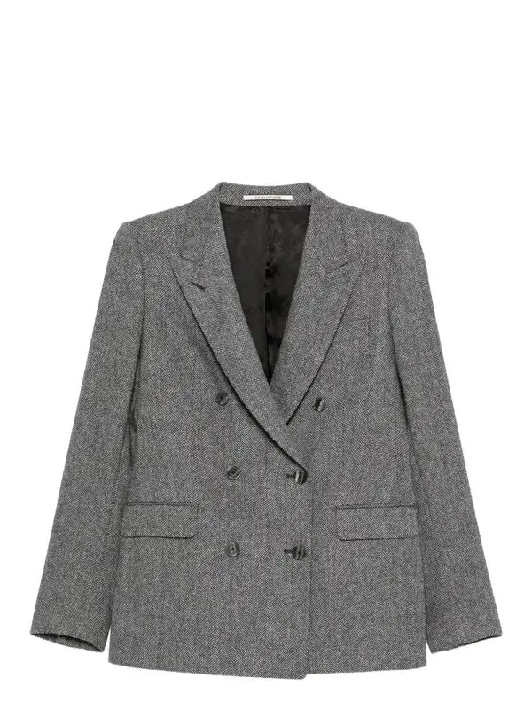 Tagliatore Wool Double-breasted Jacket - Black