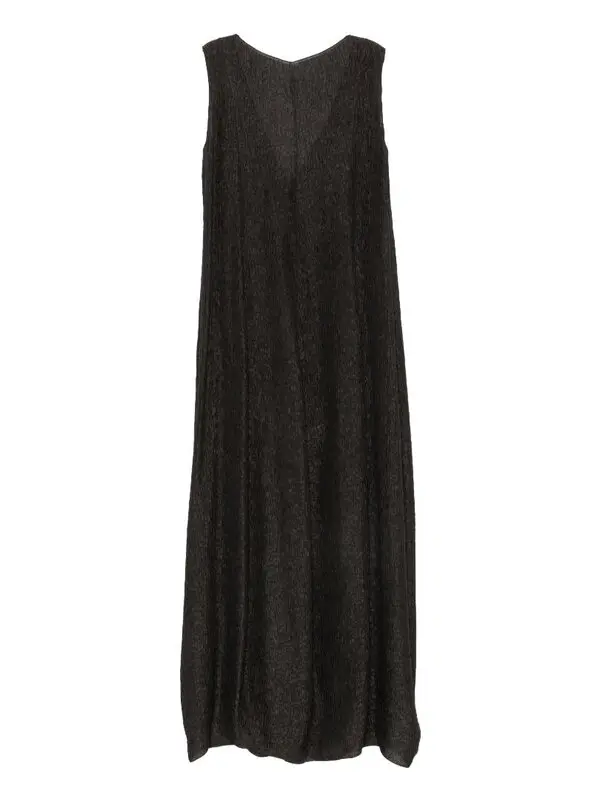 CORTANA Anhelo Silk Long Dress - Brown