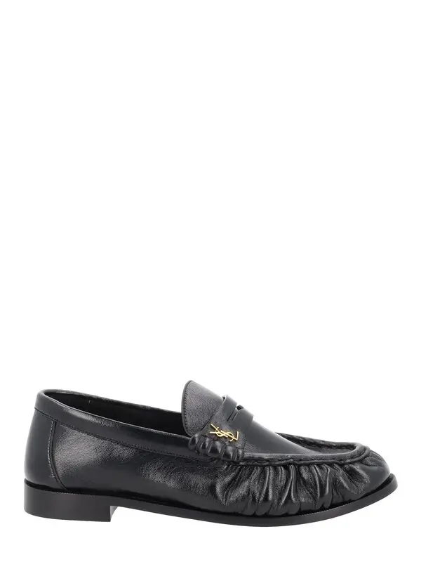Saint Laurent Mocassino "le Loafer Cassandre - Black