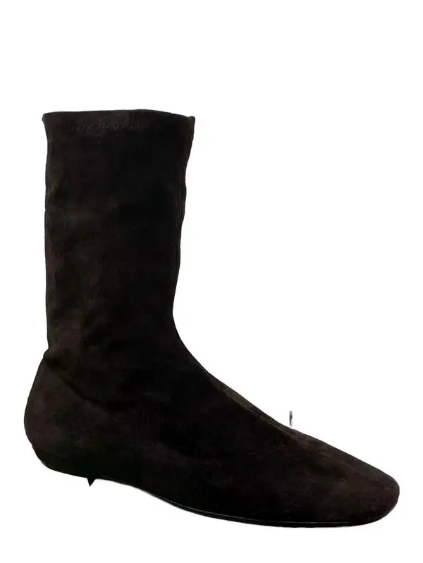 THE ROW Cindy Stretch Boots - Brown