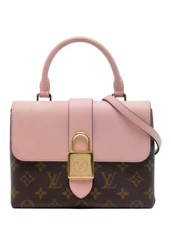 LOUIS VUITTON 2018 Monogram Locky Bb Satchel - Brown