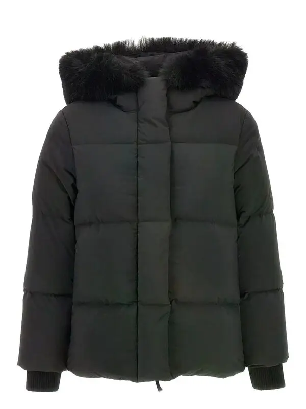 RRD Fly Tubic 18 Faux-fur Trim Down Jacket - Black