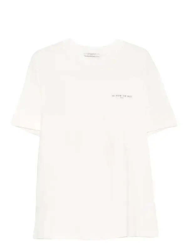 IH NOM UH NIT Pearl Roses Graphic-print T-shirt - Neutrals