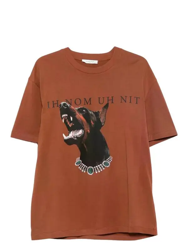 IH NOM UH NIT Dobermann Graphic-print T-shirt - Orange