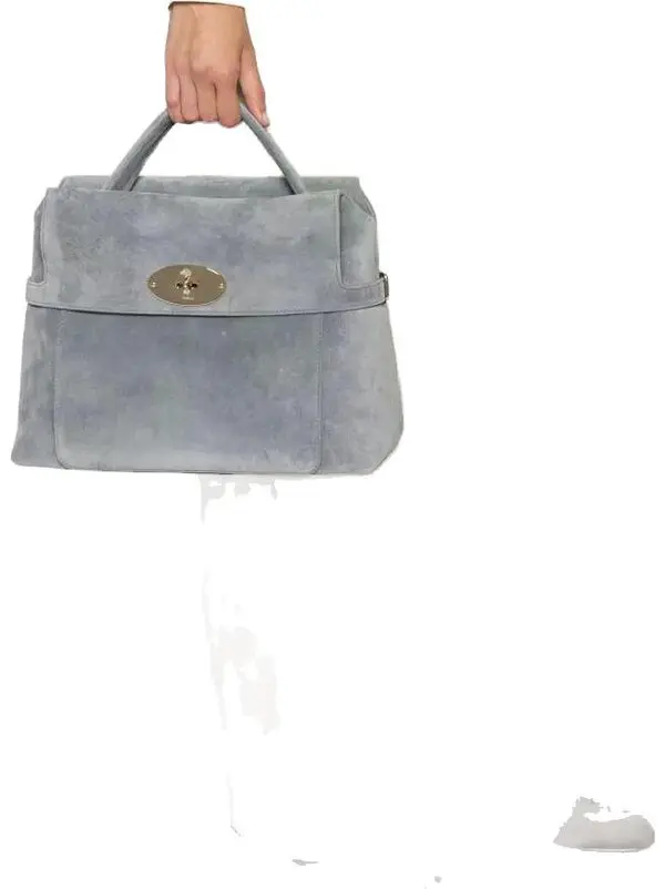 Mulberry Stevie Suede Tote Bag - Grey