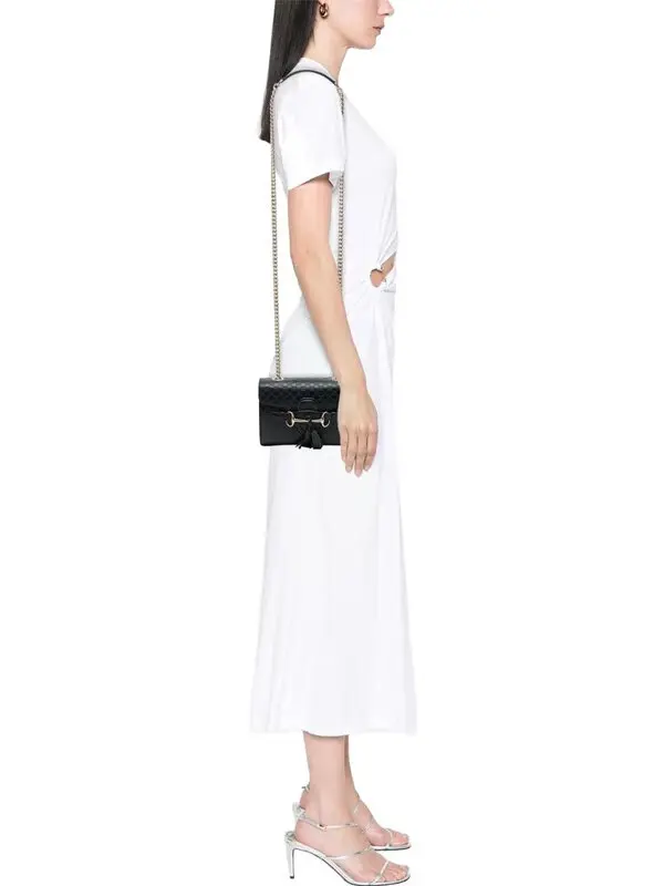 Gucci 2016-2026 Mini Microguccissima Emily Crossbody Bag - Black