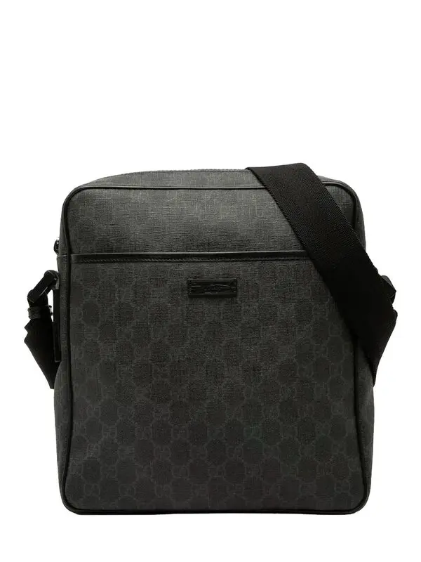 Gucci 2000-2015 Gg Supreme Crossbody Bag - Black
