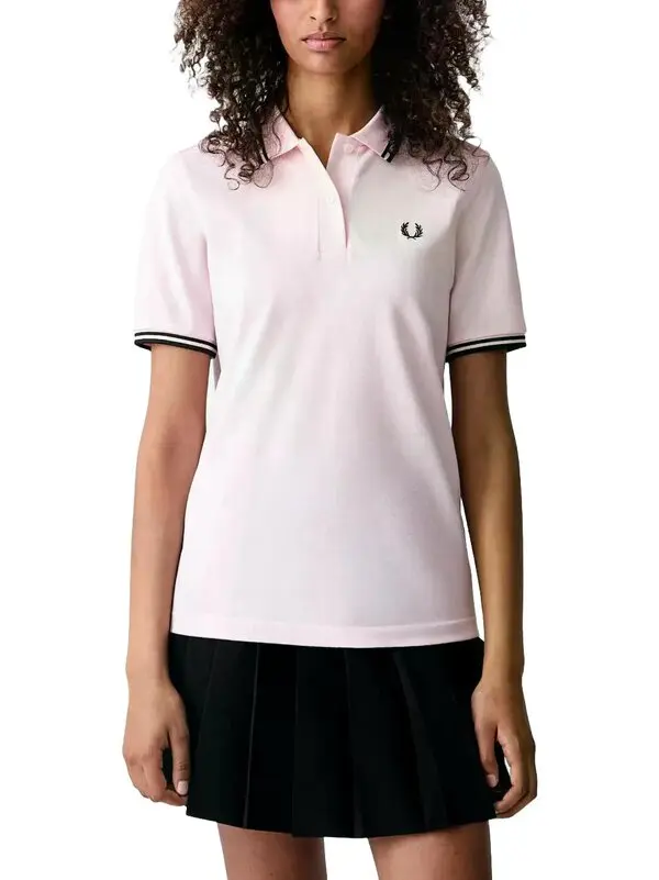 Fred Perry Twin-tipped Polo Shirt - Pink