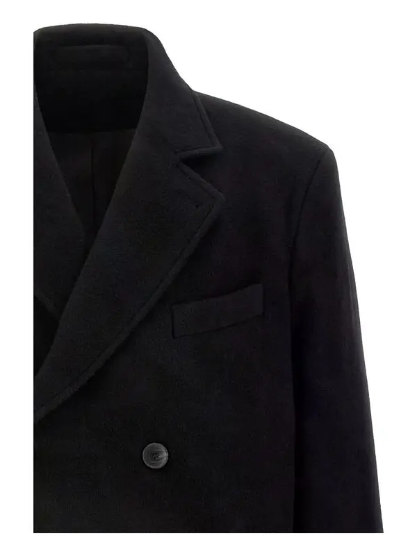 MFPEN Conference Double-breasted Coat - Black