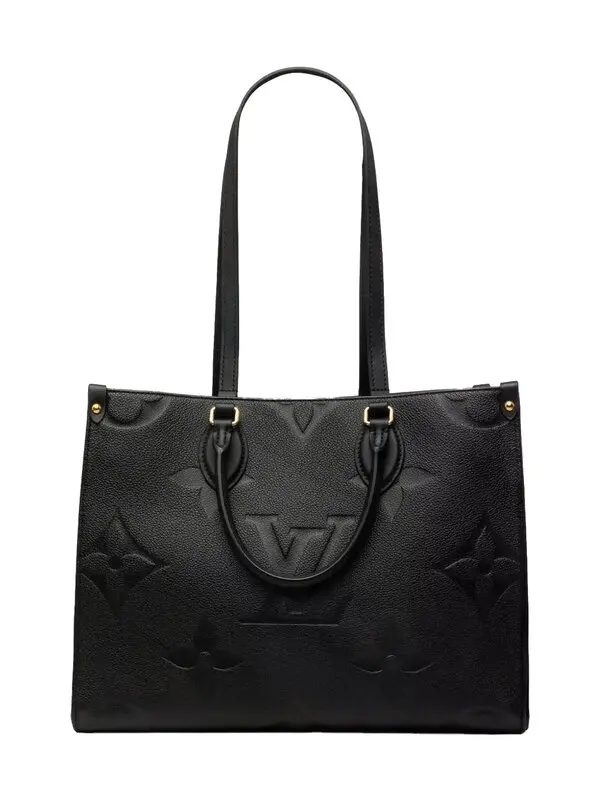LOUIS VUITTON 2020 Monogram Empreinte Onthego Mm Satchel - Black