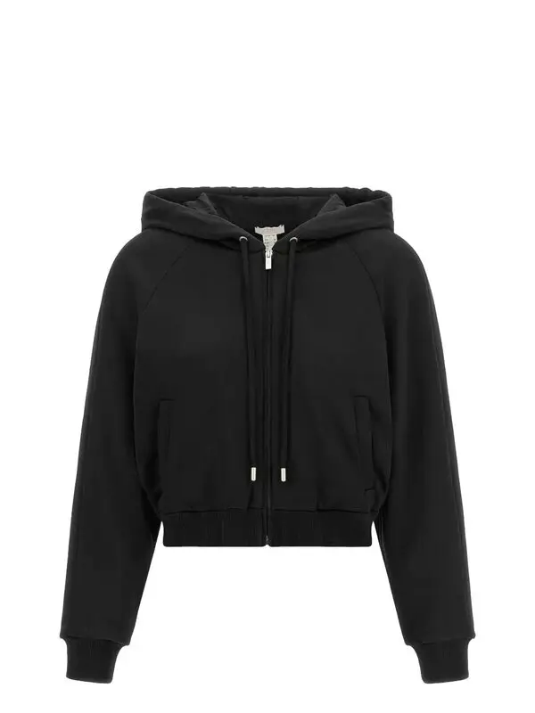ERES Ese Raglan-sleeve Hoodie - Black