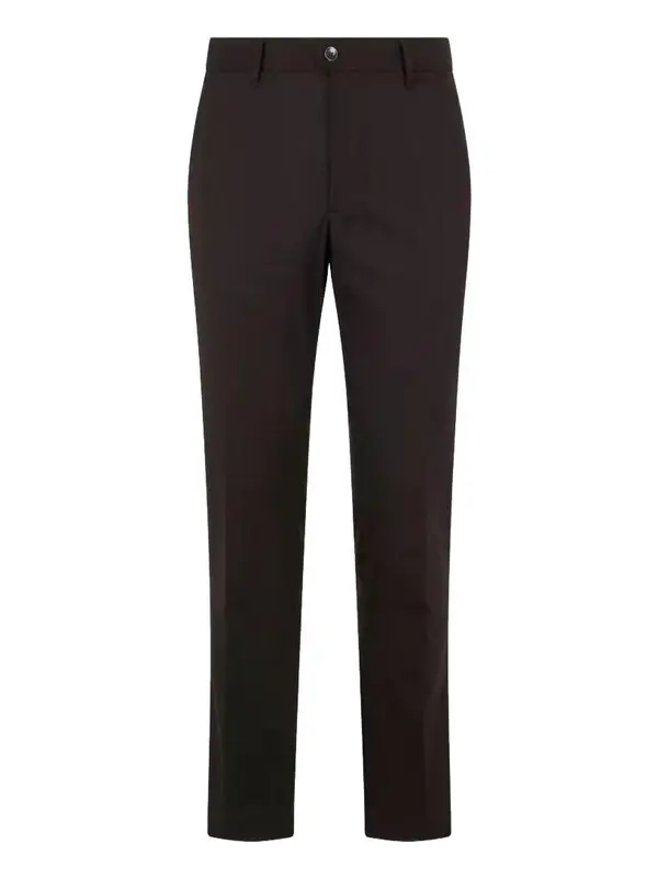 SLOWEAR Straight-leg Chino Trousers - Brown