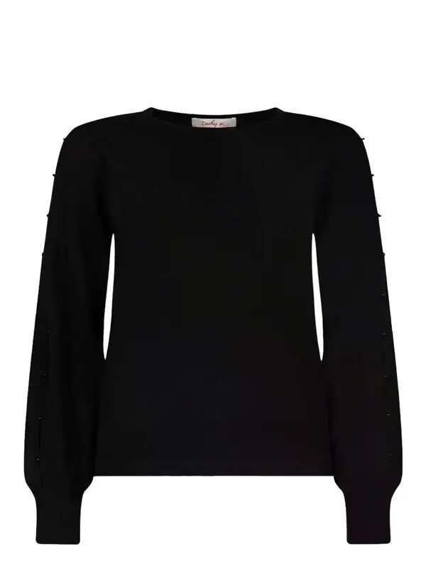 Derhy Nanouk Puff-sleeve Sweater - Black
