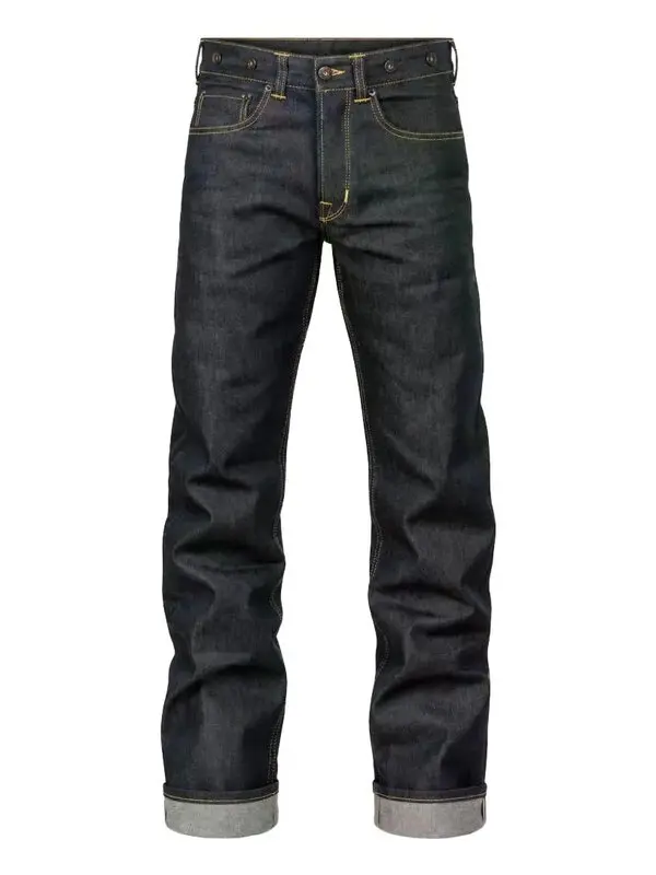 PIKE BROTHERS 1937 Roamer Button-detail Jeans - Blue