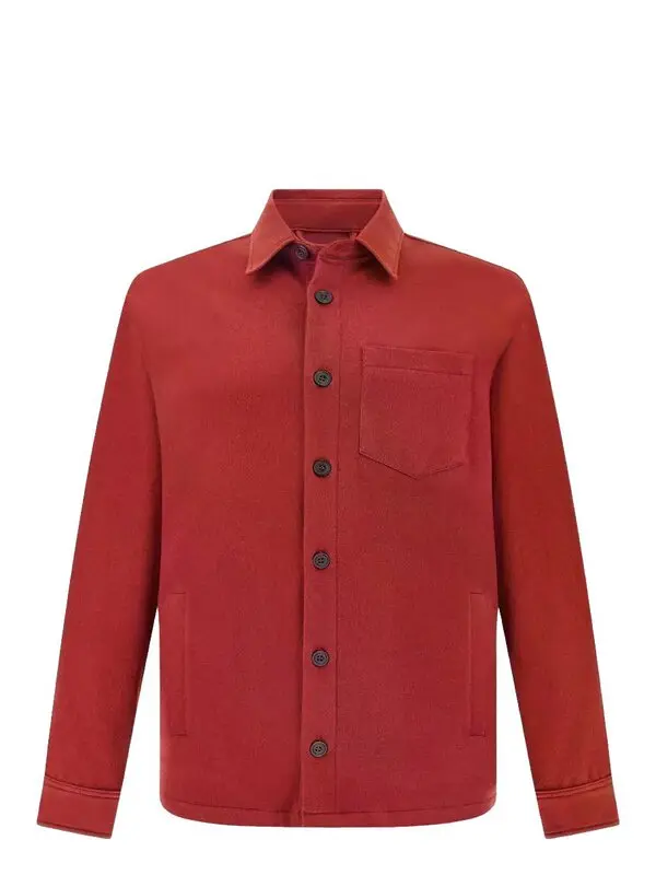 Paul & Shark Cashmere Shirt - Red