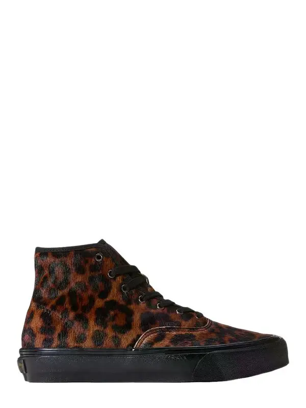 VANS Authentic Hi 2.0 Leopard-print High-top Sneakers - Brown