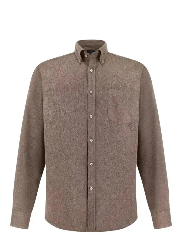Paul & Shark Cotton Shirt - Brown