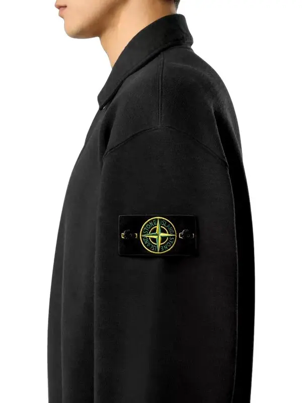 Stone Island 6100054 Logo-patch Polo Shirt - Black